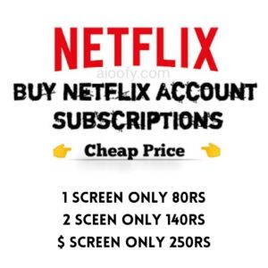 Cheap Netflix Subscription Price In India At 80₹ Premium - Aioofy